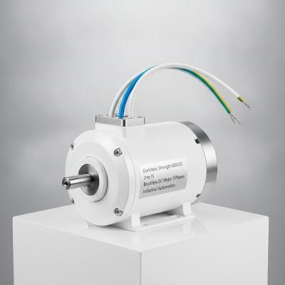 China Dielectric Strength 600VDC 2mA 1S Brushless DC motor 3 Phases White color ideal for industrial automation applications for sale