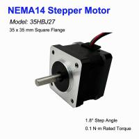 China NEMA 14 Hybrid Stepper Motor | 35mm High Torque 2 Phase 1.8° Stepper Motor Manufacturer for sale
