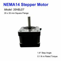 China NEMA 14 Hybrid Stepper Motor | 35mm High Torque 2 Phase 1.8° Stepper Motor Manufacturer for sale