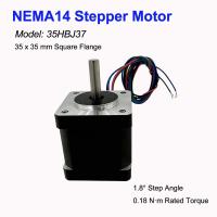 China NEMA 14 Hybrid Stepper Motor | 35mm High Torque 2 Phase 1.8° Stepper Motor Manufacturer for sale