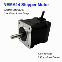 China NEMA 14 Hybrid Stepper Motor | 35mm High Torque 2 Phase 1.8° Stepper Motor Manufacturer for sale