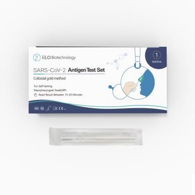 China iiLO SARS-CoV-2 Rapid Antigen Swab Test Kit Self Test CE2934 for sale