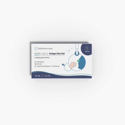 China iiLO Class III Rapid Antigen Swab Test Kit Plastic For SARS-CoV-2 for sale