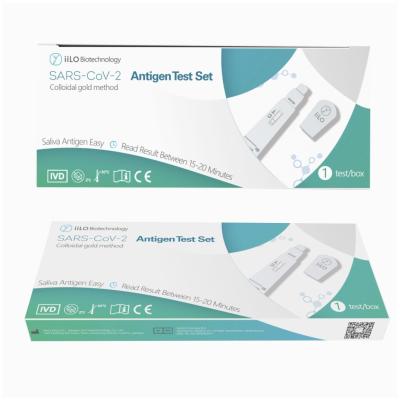 China 99% Accuracy Rapid Antigen Self Test Kit Class III SARS-CoV-2 1 Piece for sale