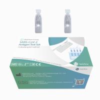 China Plastic 2 years Shelf Life SARS-CoV-2 Antigen Test Set Nasopharyngeal Swab 10 test/box for sale