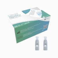 China Plastic CE SARS-CoV-2 Antigen Test Set Nasopharyngeal Swab 10 test/box for sale