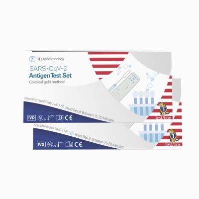 China Plastic SARS-CoV-2 Nasopharyngeal Antigen Swab Test for sale
