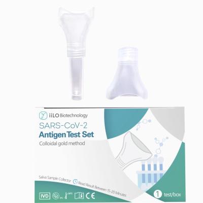 China iiLO 99% Accuracy SARS-CoV-2 Antigen Self Test Set Saliva Sample Collector 1 test/box for sale