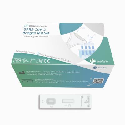 China 99% Accuracy CE SARS-CoV-2 Antigen Self Test Kit 10 Test/Box for sale