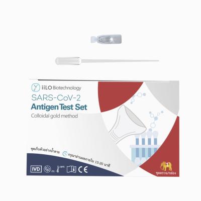 China 15-20 Minutes Plastic SARS-CoV-2 Antigen Self Test Set Saliva Sample Collector Thailand 1 test/box for sale