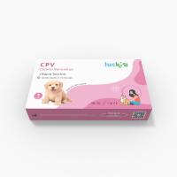 China Luckit Canine Parvovirus CPV PET DOG Test Kit Fast Reaction Rapid Factory Price Easy Operation Class I for sale