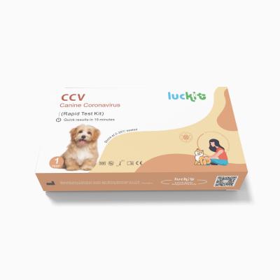 China Luckit Canine Coronalvirus CCV PET DOG Test Kit Fast Reaction Rapid Class I for sale