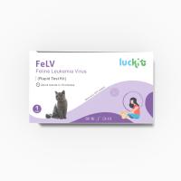 China Luckit Feline Leukemiavirus FeLV CAT Test Kit Fast Reaction Rapid Class I for sale