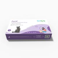 China Luckit Feline Leukemiavirus FeLV CAT Test Kit Fast Reaction Rapid Class I for sale