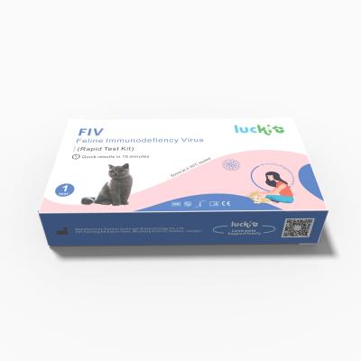 China Feline Immunodeficiency Virus CAT FIV Pet Test Kit Fast Reaction for sale