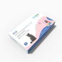 China Fast Reaction Rapid 5 - 15 Minutes FIV Pet Test Kit For CAT for sale