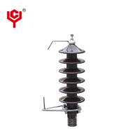 China 12-24-36KV Power Line Ceramic Insulators Bushing With Lightning Conductor for sale