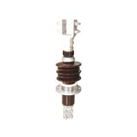 China Brown Distribution Transformer Bushings 24KV Power Transmission With Terminal for sale