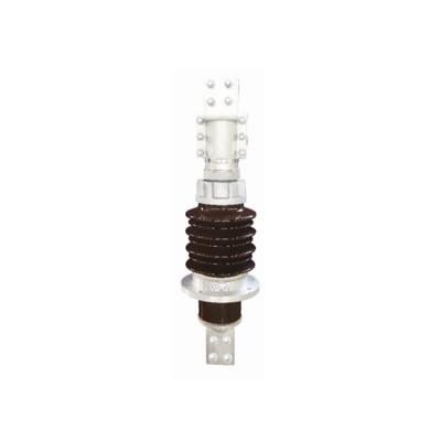 China OEM Low Voltage Bushings Brown Porcelain Insulator 100amp Against Temperatures for sale