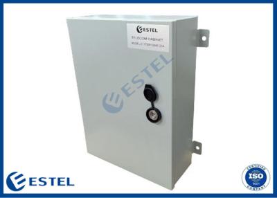 China Weatherproof IP55 Outdoor Telecom Enclosure With Din Rail Made In Galvanized Steel for sale