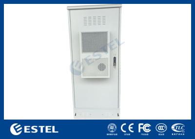 China 20U Capacity Outdoor Telecom Enclosure Galvanized Steel Single Wall With Heat Insulation for sale