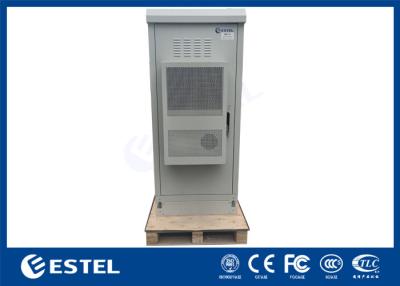 China 32U Outdoor 19 Inch Rack Cabinet Telecom Cabinet With PDU And 1500W Air Conditioner for sale