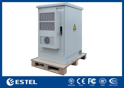 China Dual-Doors Outdoor Telecom Cabinet With PDU / Battery Tray / Air Conditioners for sale