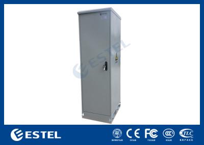 China 2.5mm Aluminum Outdoor Telecom Cabinet 43U Equipment Enclosures With LED for sale