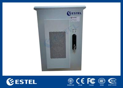 China Wall Pole Mounted Outdoor Telecom Cabinet With TEC Cooler 19inch Rack 7U User Space for sale