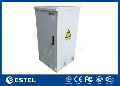 China 20U Outdoor Floor Mounted Cabinet With Natural Ventilation And Anti Theft Lock System for sale