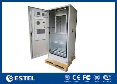 China IP55 Outdoor Telecom Cabinet With 19inch Rack Power Distribution Unit And Battery Shelf for sale