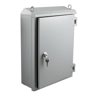 China IP66 Weatherproof Telecom Enclosure with Two Shelves and Four Lifting Ears for Outdoor Telecom Equipment Cabinet for sale