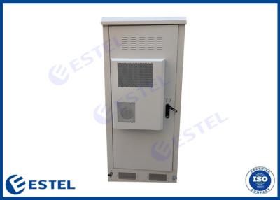 China Galvanized Steel 900mm Wide IP55 Telecom Street Cabinets for sale