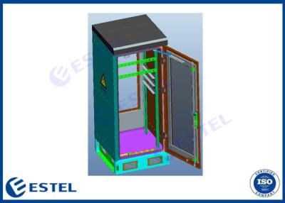 China Customized 27U 1500mm Height Outdoor Telecom Enclosure for sale