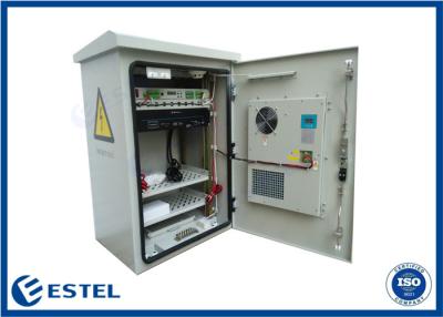 China Double Door Sunproof Outdoor Telecom Enclosure Galvanized Steel Rainproof for sale