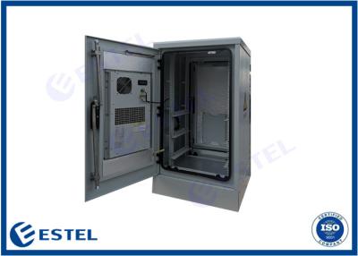 China 19 Inch Waterproof Outdoor Wall Cabinet Anti Corrosion 1200mm Height for sale