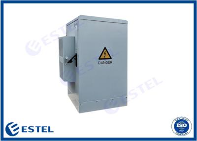 China 20U 220VAC Outdoor Telecom Enclosure 19 Inch Rack Cabinet Windproof for sale