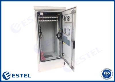 China 19 inch Rail IP65 Outdoor Telecom Cabinets With Air Conditioner And Fans for sale