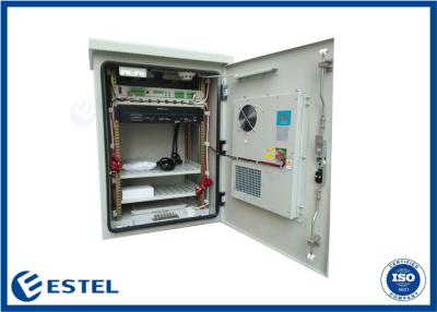 China Pole Mounted IP55 TEC Outdoor Telecom Enclosure 19 Inch Non Corrosive for sale