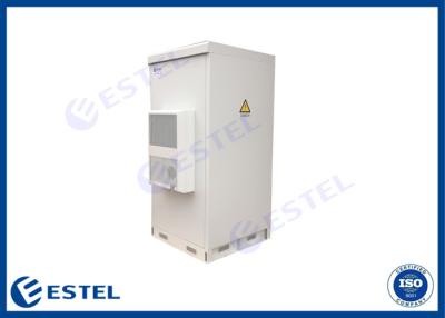 China 40U Galvanized Steel Outdoor Telecom Enclosure IP55 Single Wall for sale