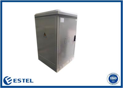 China Galvanized Steel IP55 20U Outdoor Electrical Cabinet 720x720x1300mm for sale