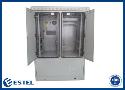 China Powder Coating Double Wall Outdoor Telecom Enclosure 1200W 220V Air Conditioner for sale