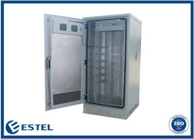 China 32U 220VAC Outdoor Rack Enclosure Galvanized Steel Dustproof Single Layer for sale