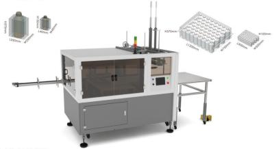 China Semi Automatic Bottle Packing Machine 2000-3000Pcs/Hr Bottle Cartoning Machine Automatic for sale