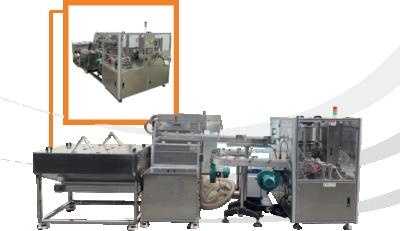 China 1200- 1600Caps/Min Cap Slitting Machine Cap Edge Cutting Machine 6KW for sale
