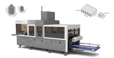 China 100ml - 5L Bottle Packaging Machine Automatic Bag Feeding Bottling And Packaging Equipment for sale