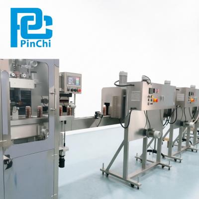 China Hdpe Leverage Bottle Shrink Sleeve Machine PVC POF  Bottle Labeling Machine for sale