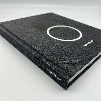 China Cloth Cover Arts Literature Book With Embossing And White Ink for sale