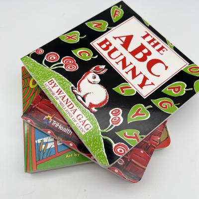 China Children Custom Board Book Printing Glossy Lamination Section Sewn Casebound for sale