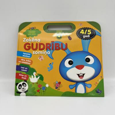 China Stitch Perfect Bound Textbook Printing Service With Handle Die Cut Offset Printing for sale